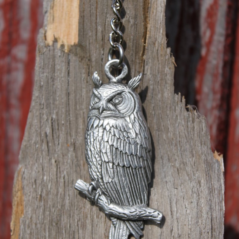 Owl Keychain - Etsy