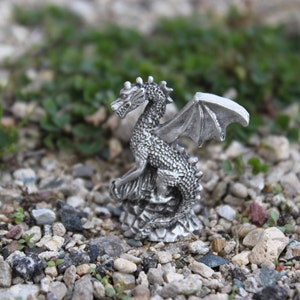 Hastings Pewter Lead Free Pewter Dragon Figurine Fine Pewter Mythical ...