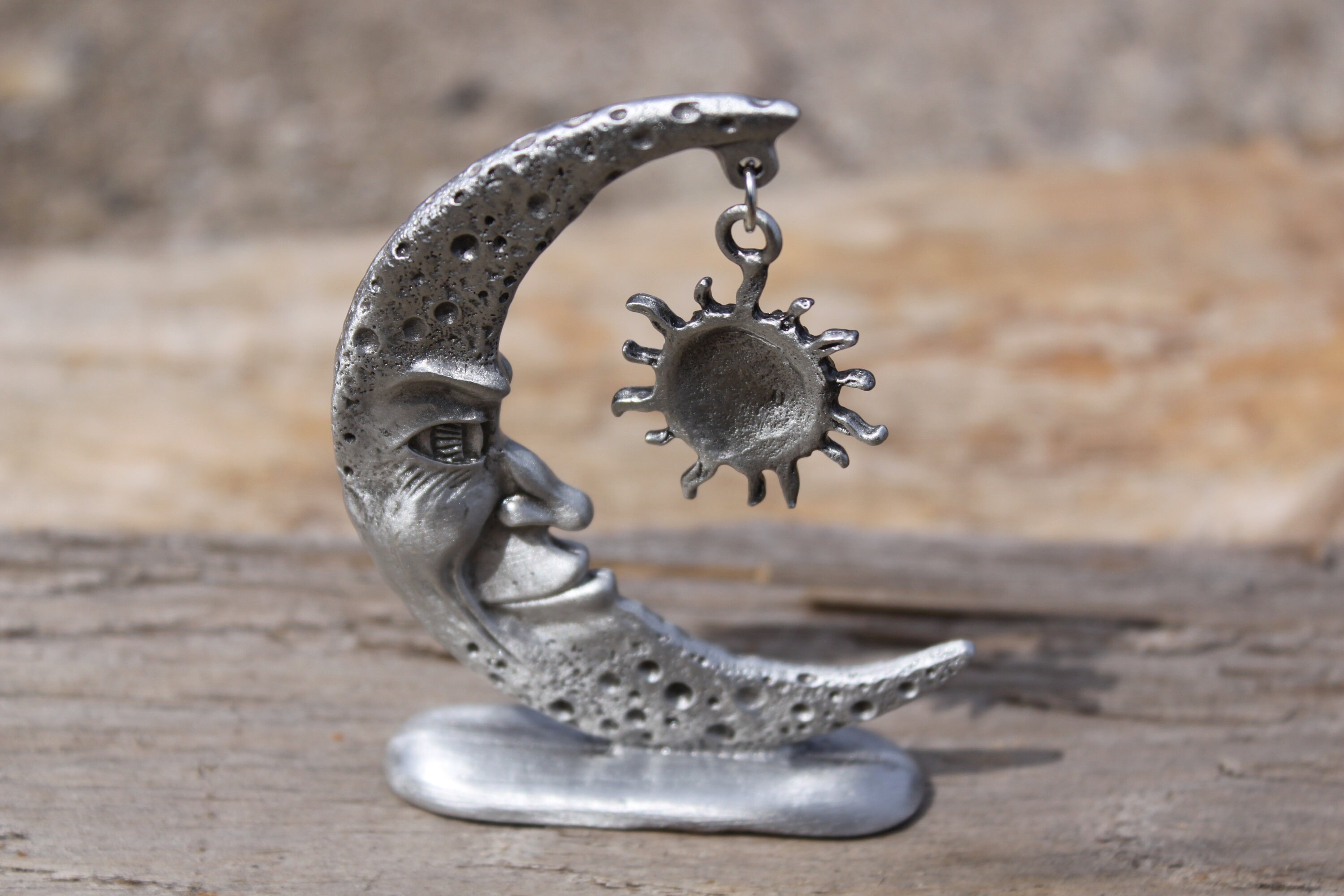Hand Made in Michigan Made in MI Made Lead Free Pewter Moon - Etsy