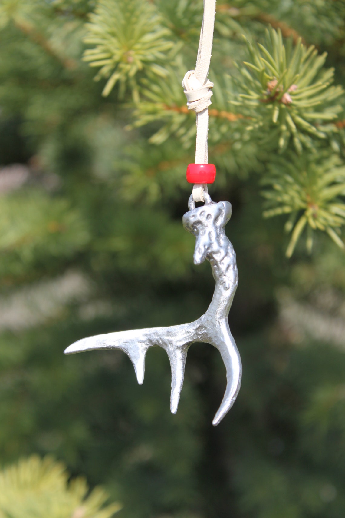 Hastings Pewter Lead Free Pewter White Tail Deer Antler Deer Horn ...