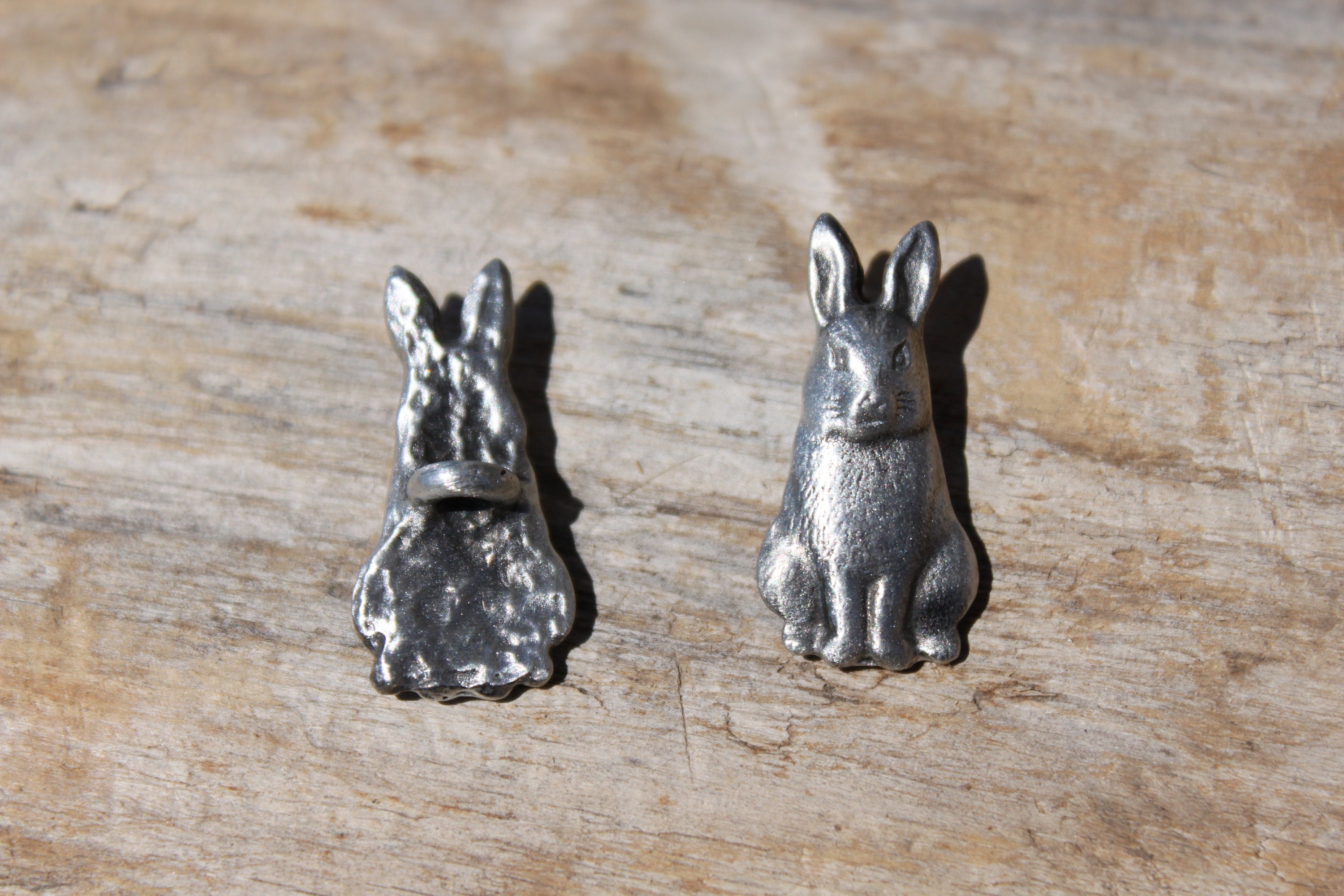 Hastings Pewter Hand Made Lead Free Pewter Rabbit Buttons Set - Etsy