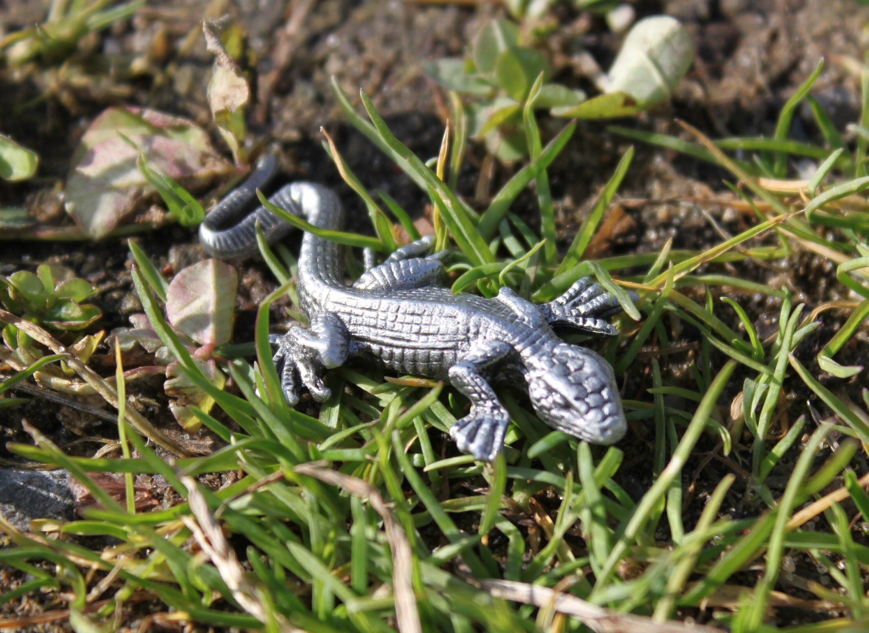 Hastings Pewter Lead Free Pewter Lizard Figurine Small | Etsy