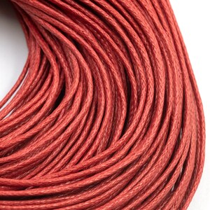1 Mm Braided Red Cotton Cord, Cotton String for DIY Crafts, Thread for ...