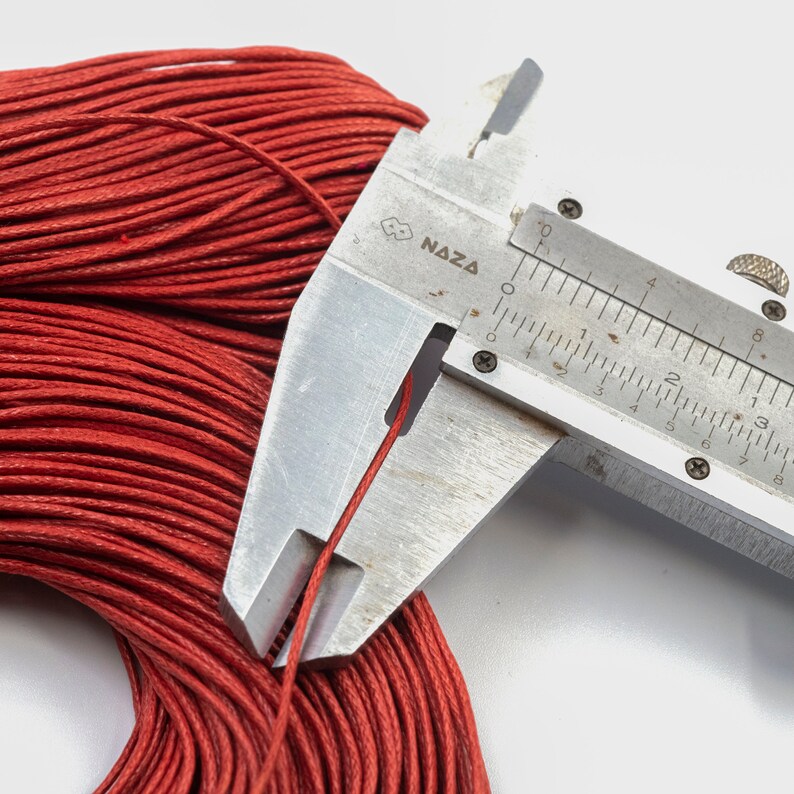 1 Mm Braided Red Cotton Cord, Cotton String for DIY Crafts, Thread for ...