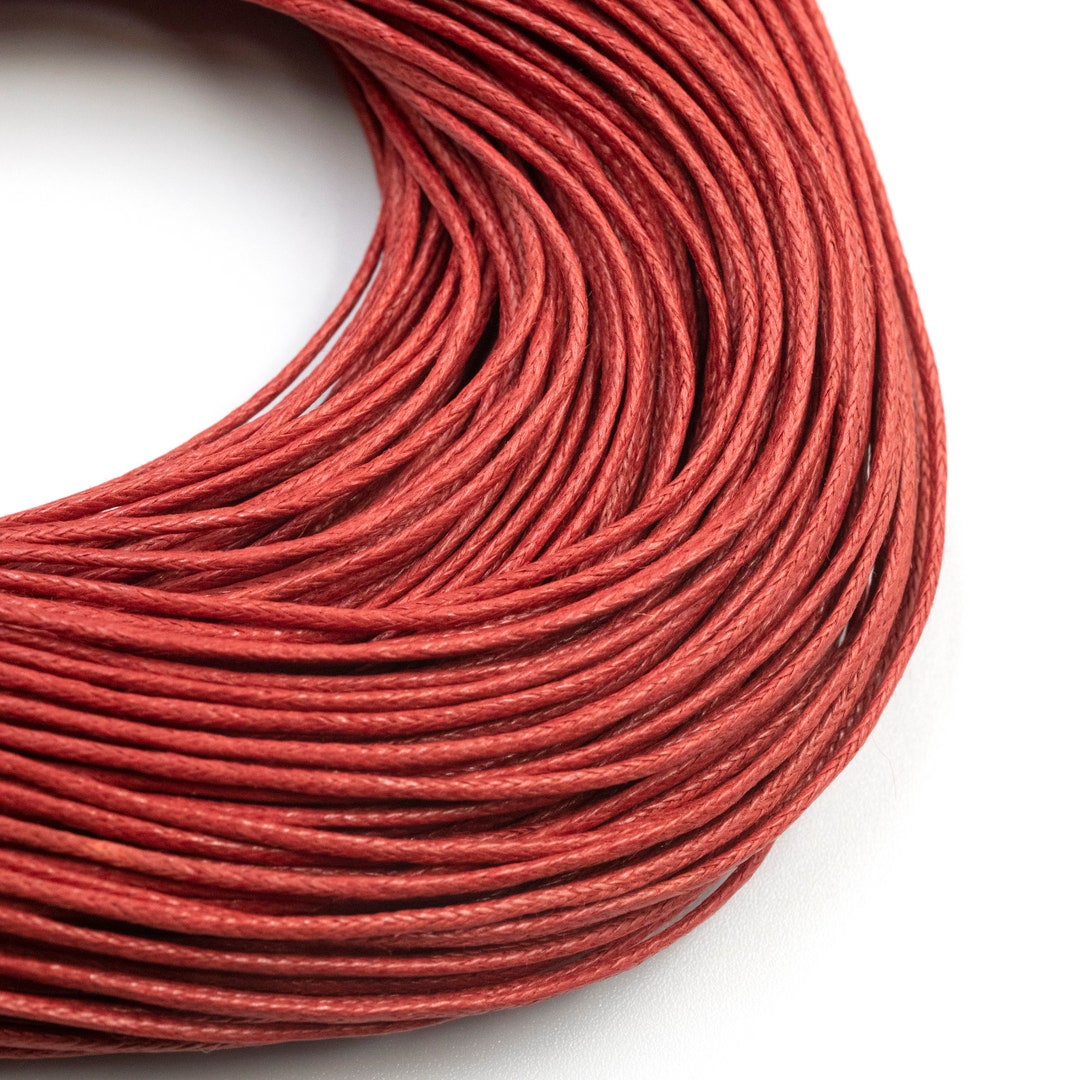 1 Mm Braided Red Cotton Cord, Cotton String for DIY Crafts, Thread for ...