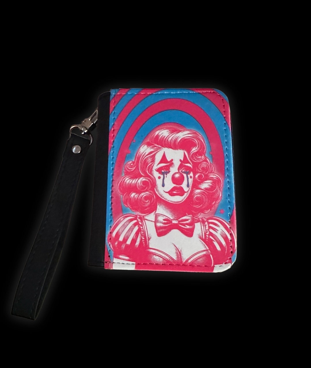 Small Sad Clown Girl Wallet - Etsy