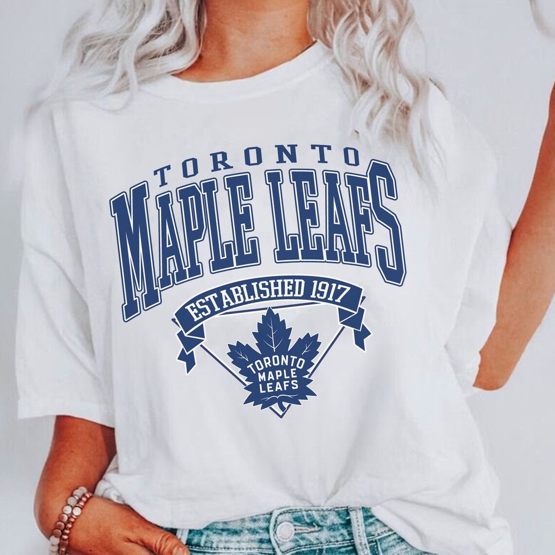 Toronto Maple Leafs Shirt, Merch Vintage 90s Sweatshirt Hockey Retro ...