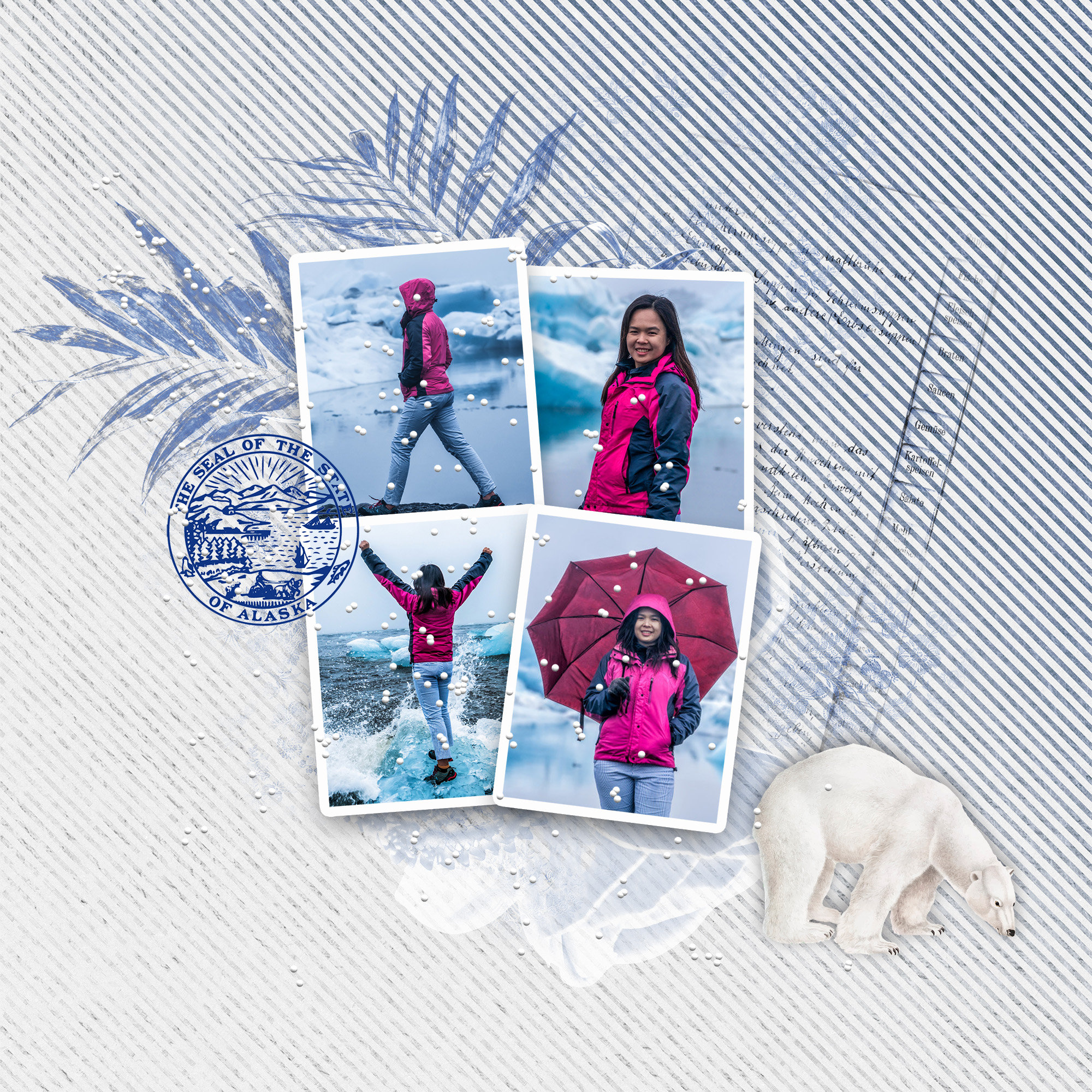 Digital Kit ALASKA, Eskimo, Igloo, Winter - Etsy