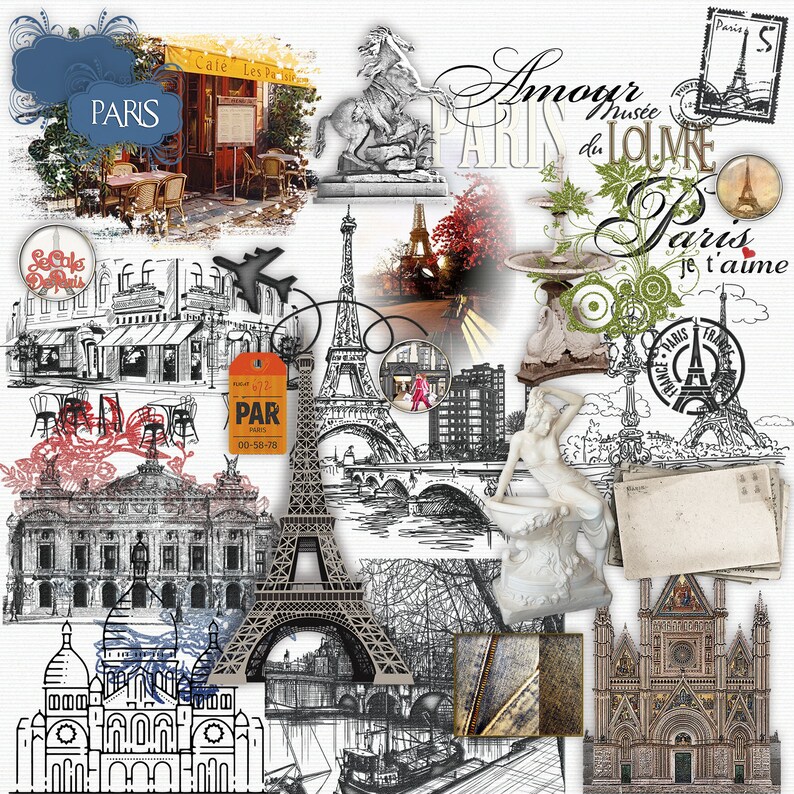 Digital Kit PARIS ,france - Etsy