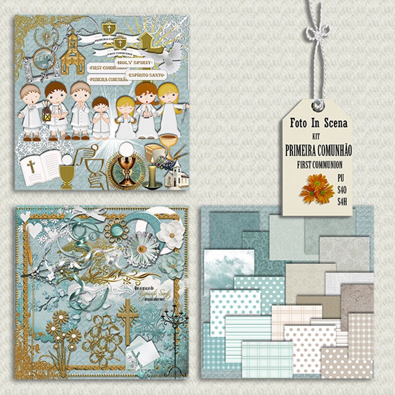 Digital Kit FIRST COMMUNION, Girl, Boy, Catholic Religion - Etsy