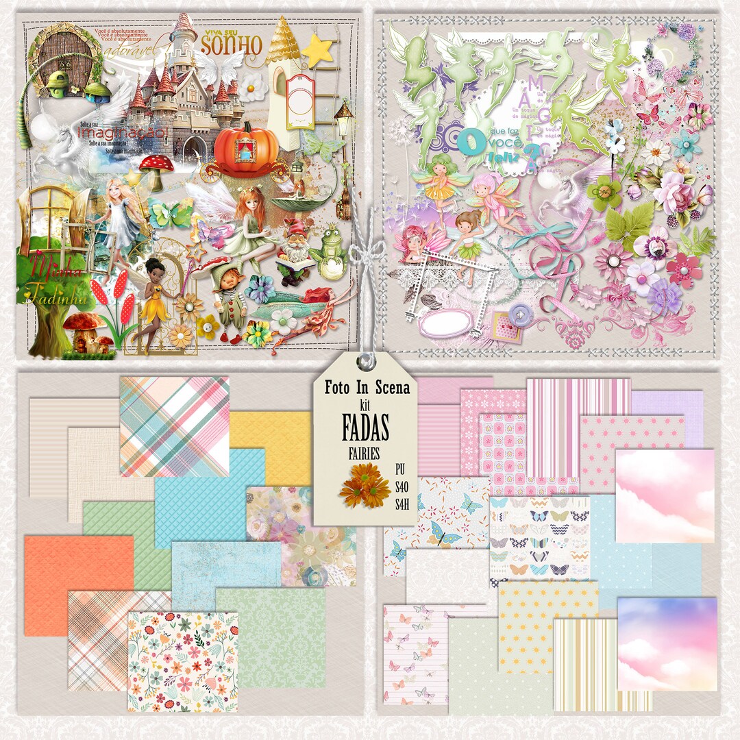 Digital Kit FAIRIES, Fantasy - Etsy