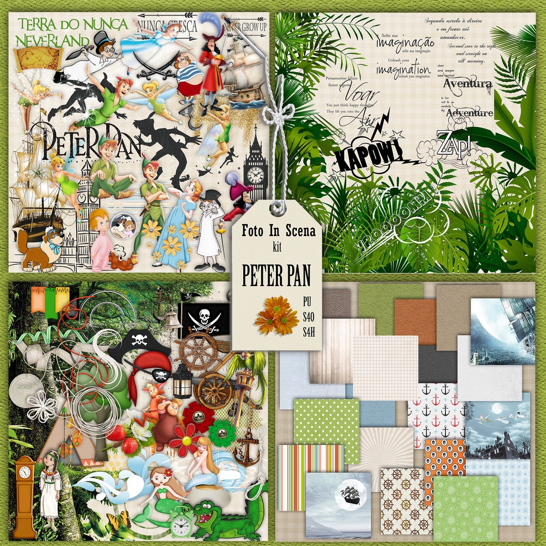 Digital Kit PETER PAN, Tinkerbell - Etsy