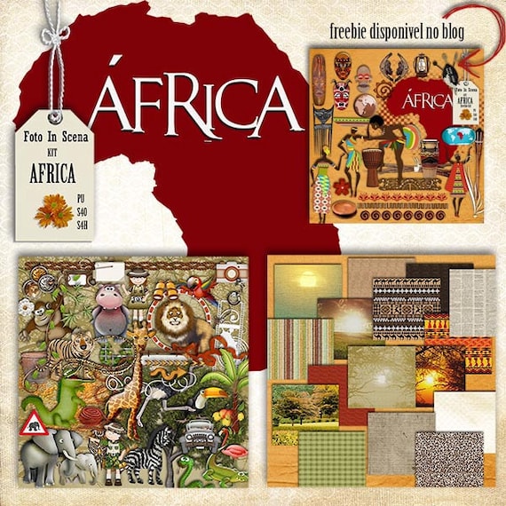 Digital Kit AFRICA Animalstravel Safari African Stuff | Etsy