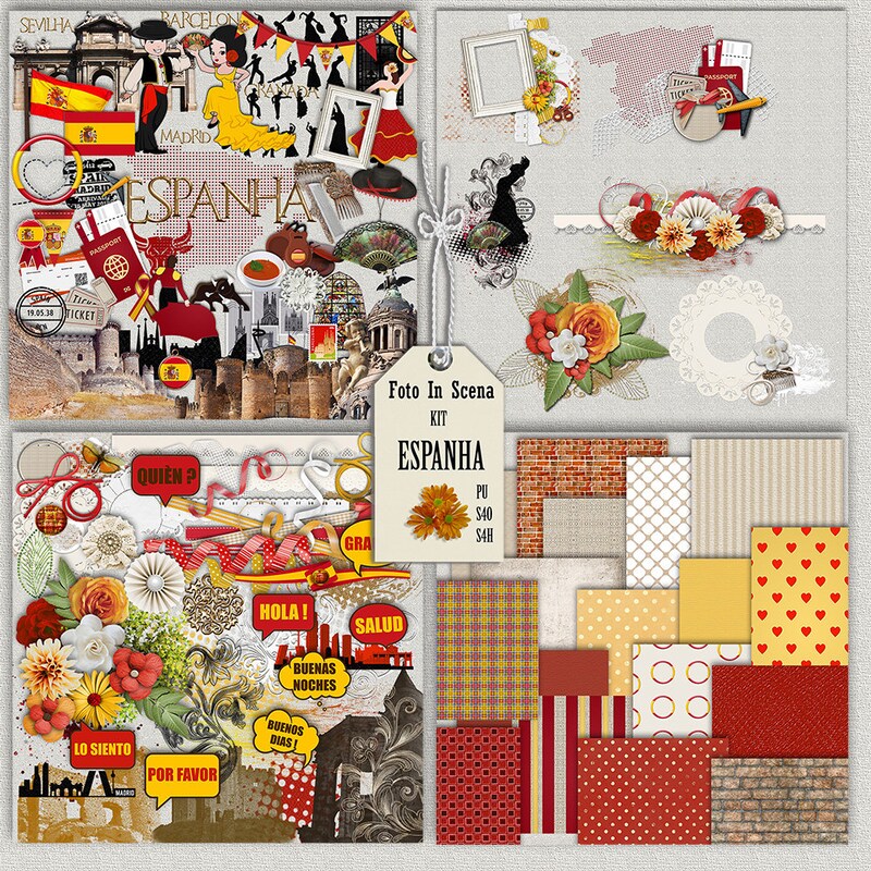 Spain Scrapbook - Etsy