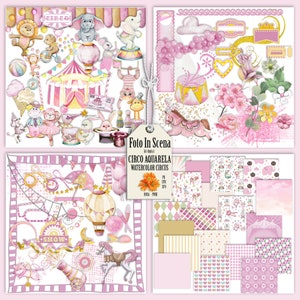 Watercolor Circus, Circus Clipart Images, Circus Designs, Circus Party ...