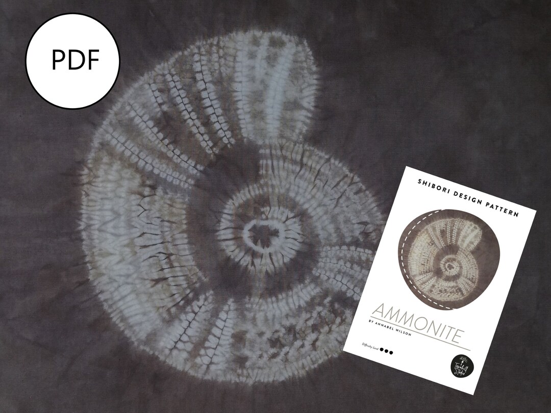 Shibori Ammonite, PDF Sewing Pattern, Digital Download, Shibori PDF ...