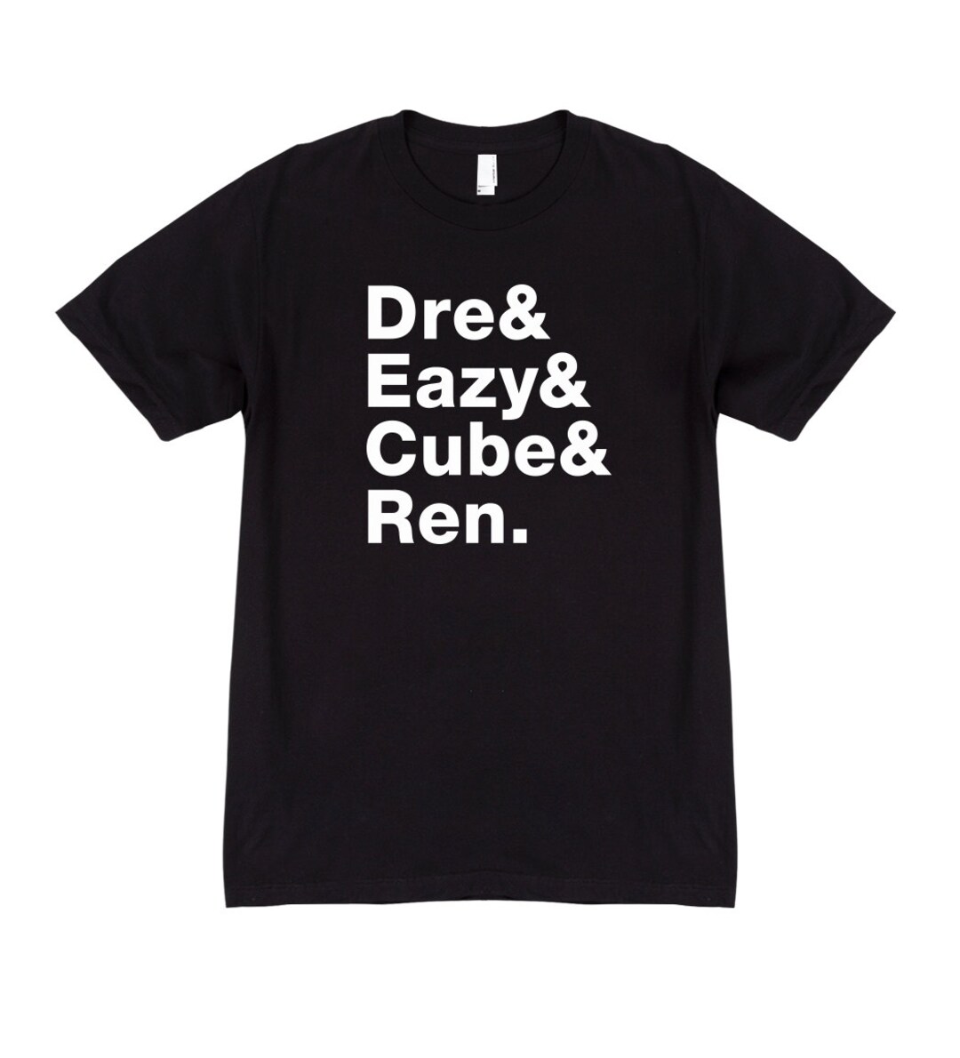 NWA Members Dre Eazy Cube Ren Names T Shirt - Etsy