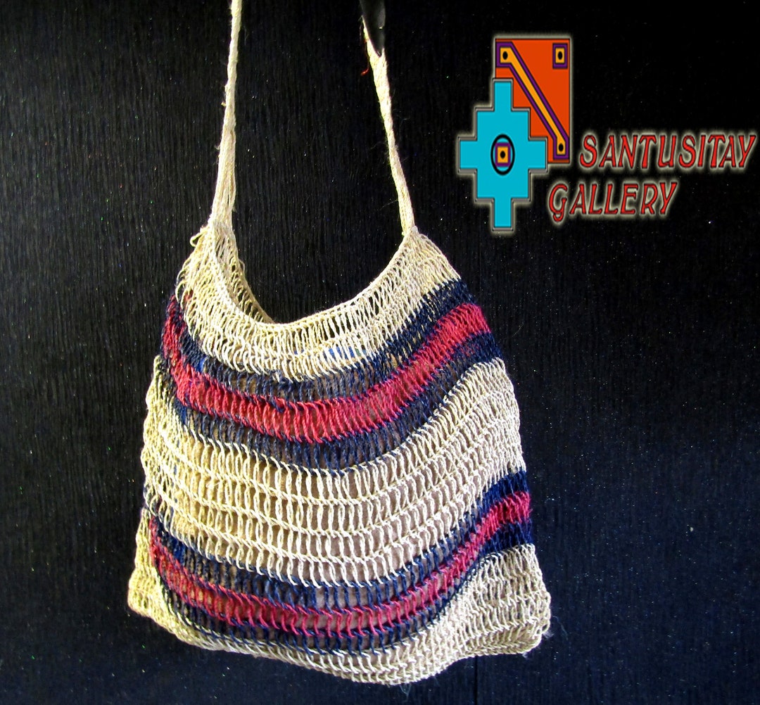 Bora Astrocaryum Chambira Fiber Tribal Bag Traditional Handcrafted Bora ...