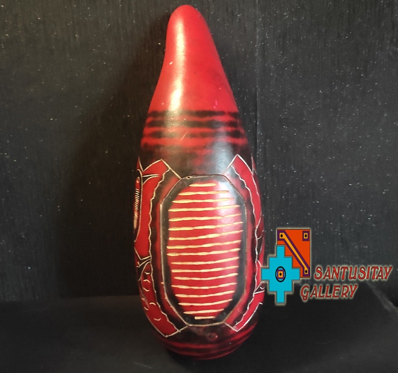 South American Carved Instrument Guiro Peruvian Folk Art Hand - Etsy