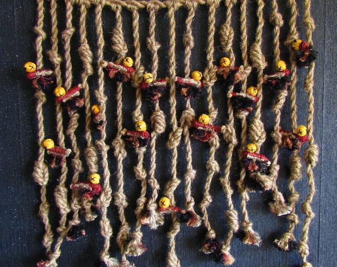 Peruvian Old Quipu Ancient Kipu Khipu Knot Record Used by Incas Andean ...