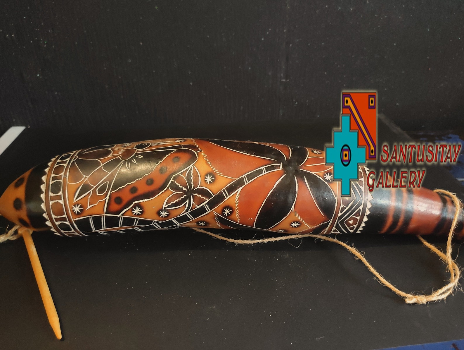 South American Carved Instrument Guiro Peruvian Folk Art Hand - Etsy