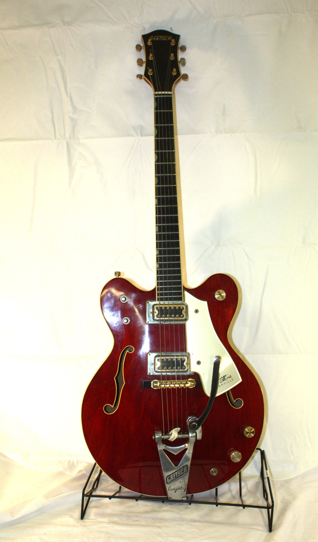 1972 Gretsch Chet Atkins Country Gentleman Cherry Red Electric Guitar ...