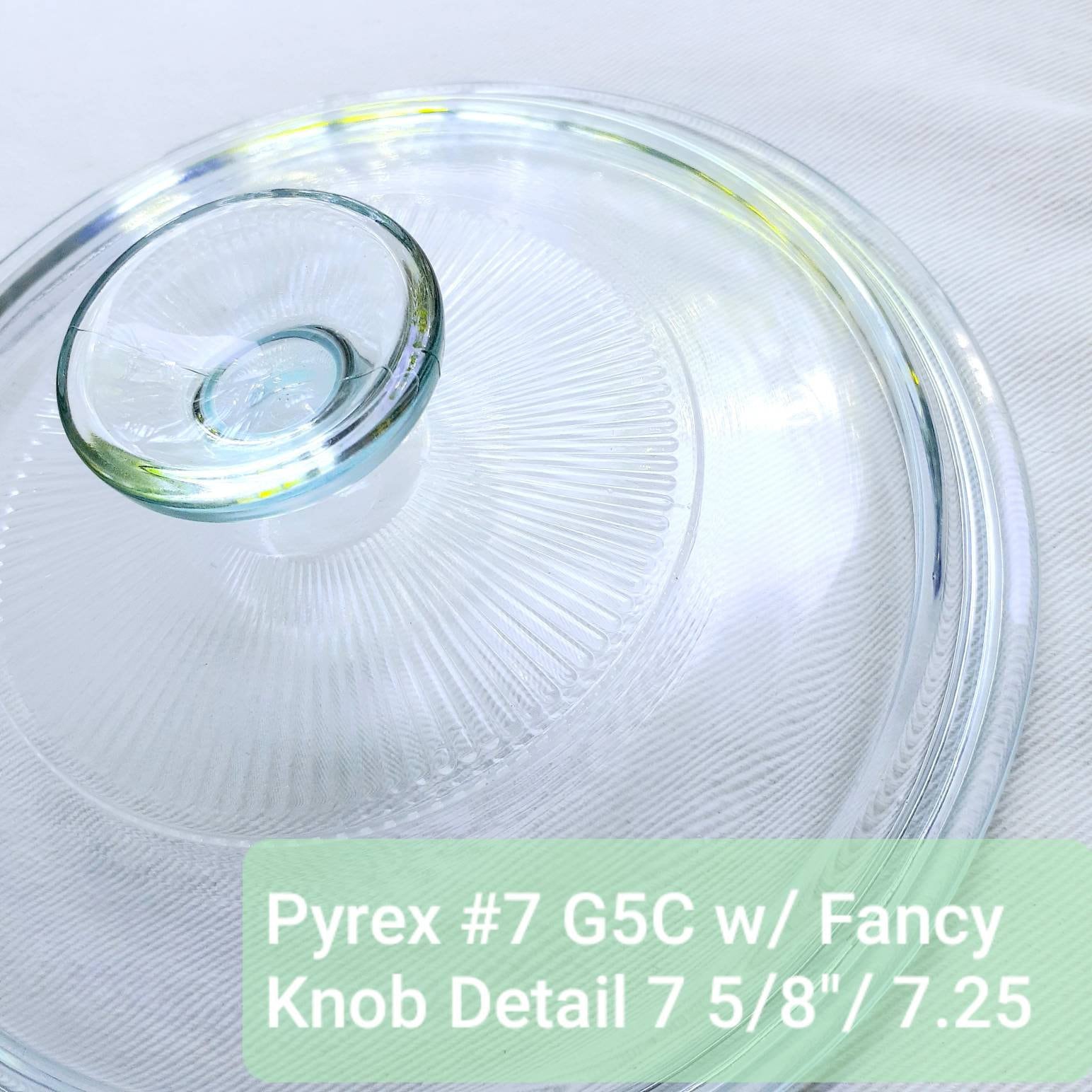 Pyrex Corning Glass Lids Round Oval Replacement Dish Covers Vintage ...