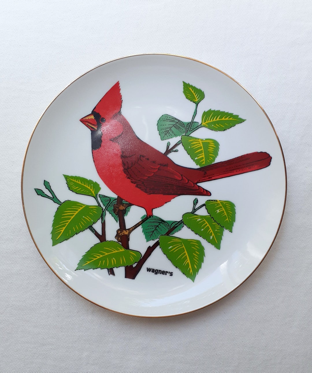Vintage Cardinal Plate, American Bird Collectables, Mother's Day ...