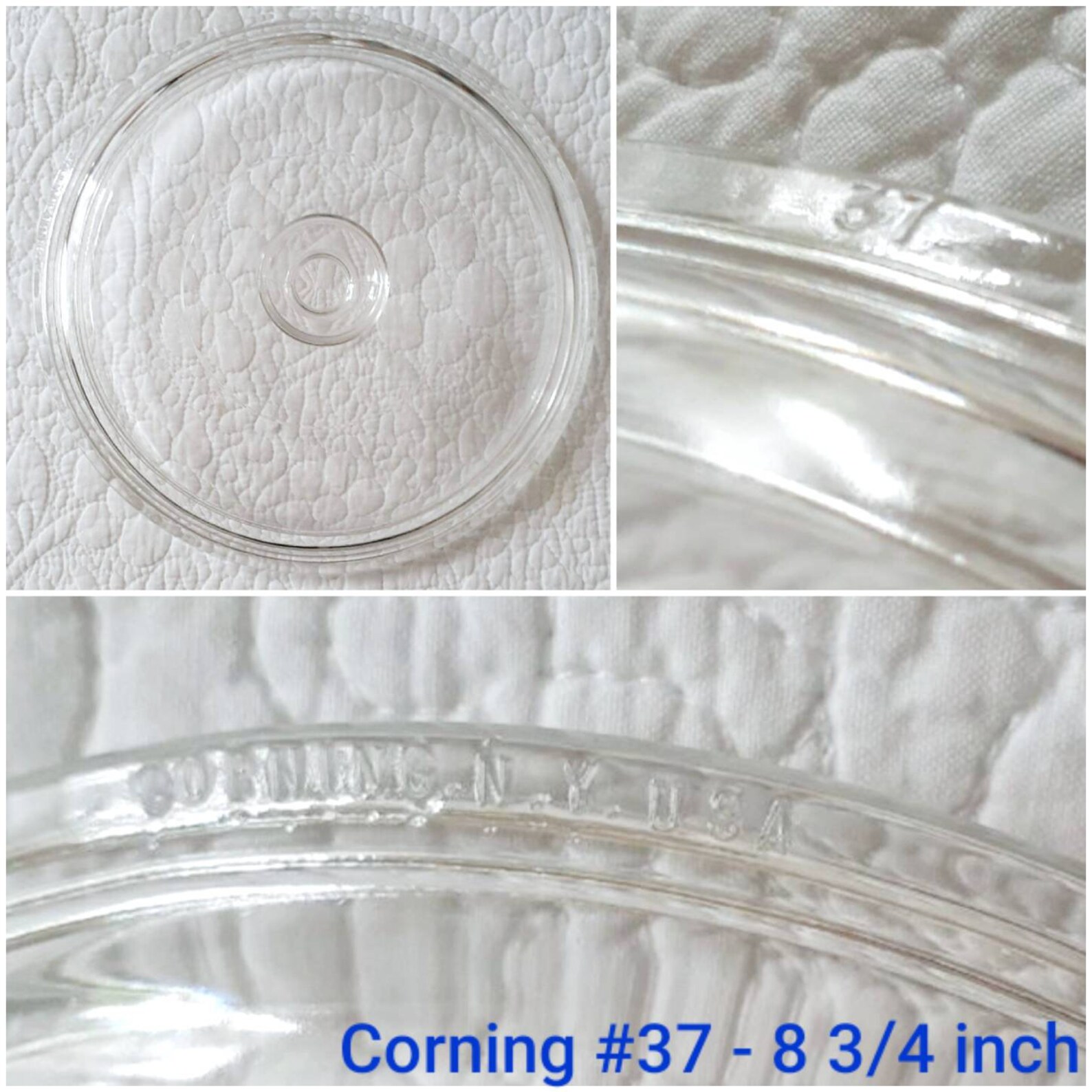 Pyrex Corning Glass Lids Round Oval Replacement Dish Covers Vintage ...