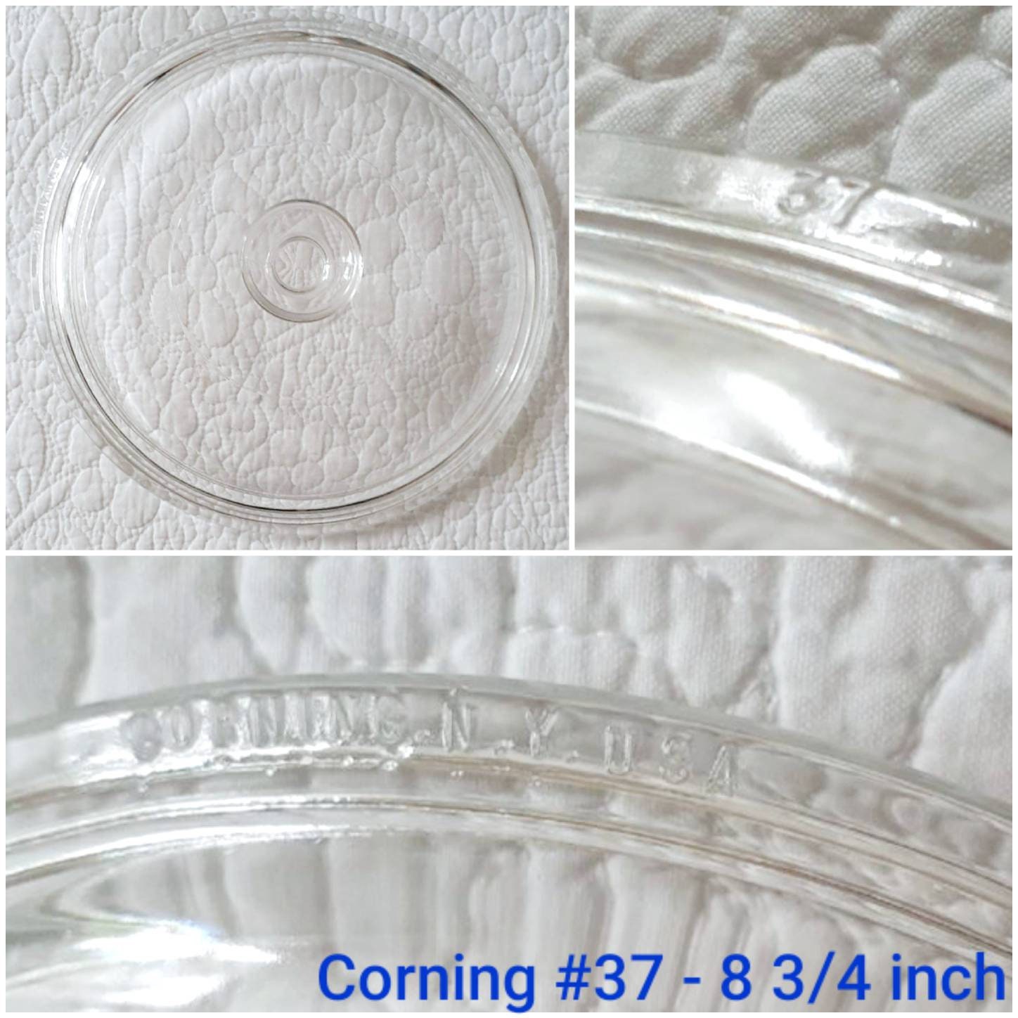 Pyrex Corning Glass Lids Round Oval Replacement Dish Covers Vintage ...