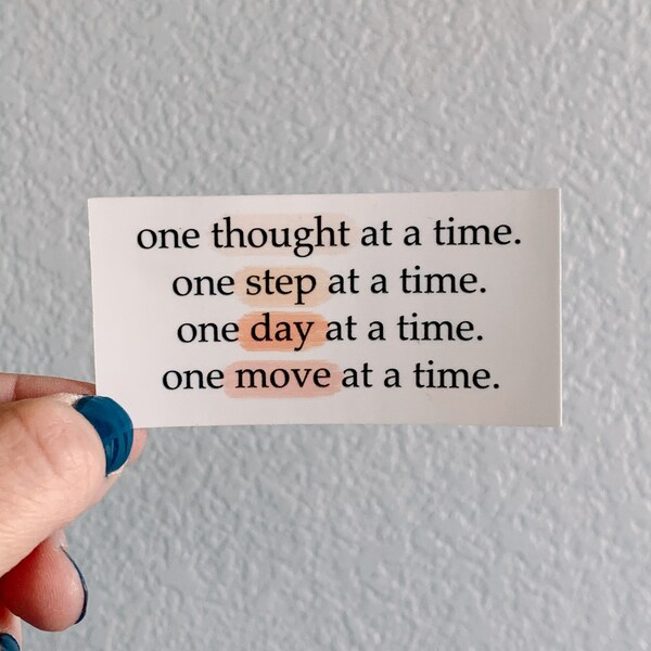 One Step at a Time - Etsy