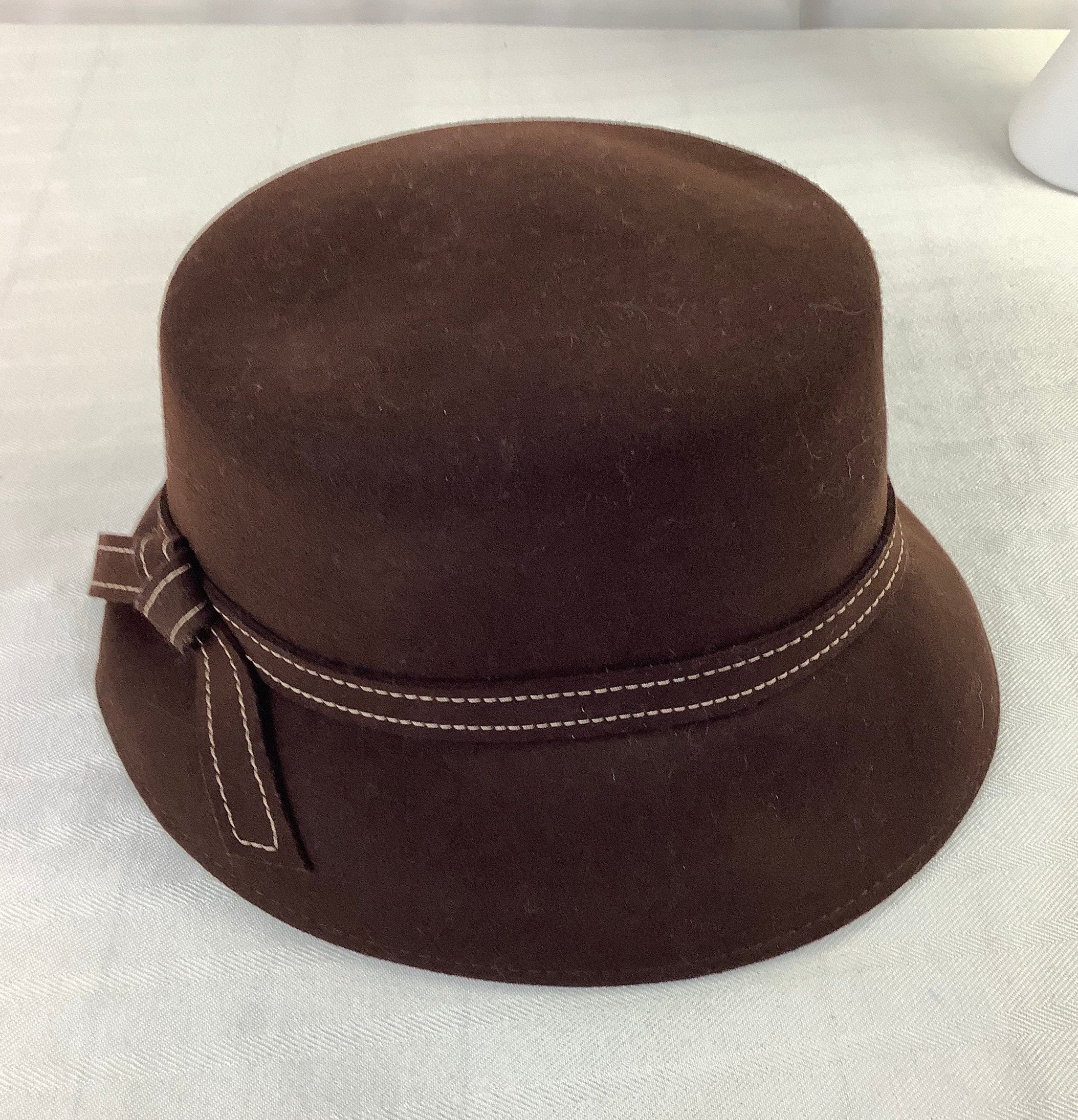 Vintage Memar Wool Wide Brim Hat - Etsy