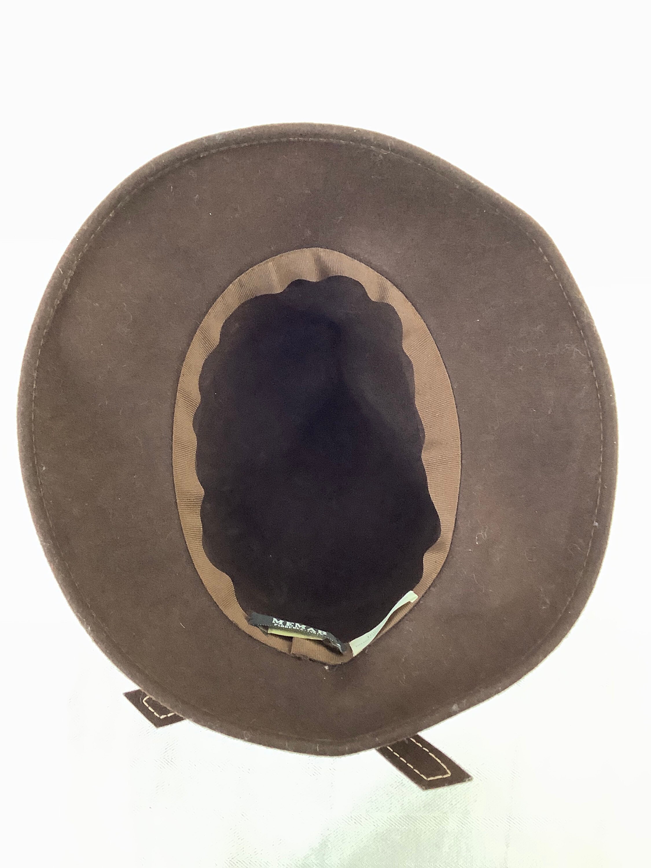 Vintage Memar Wool Wide Brim Hat - Etsy