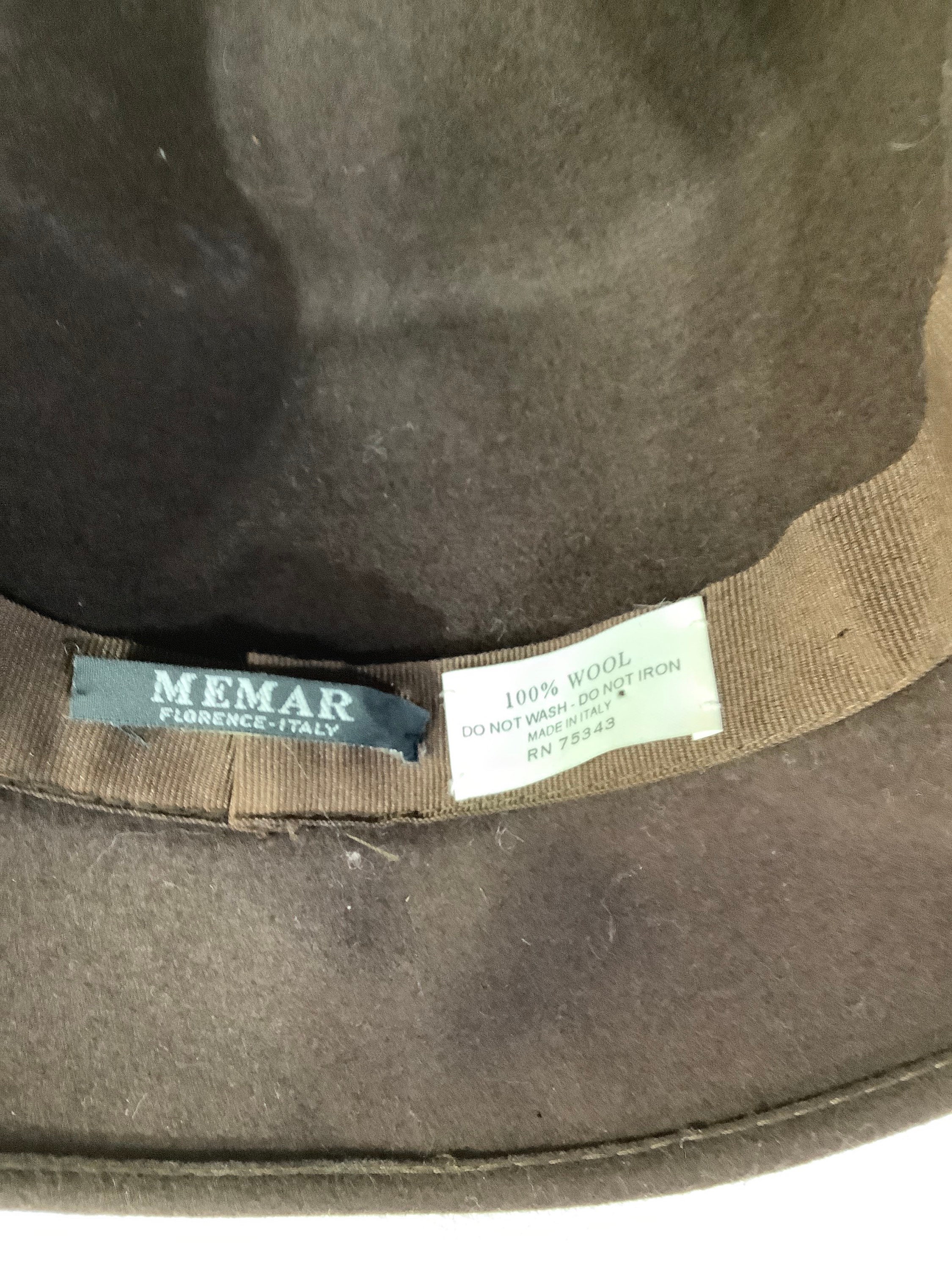 Vintage Memar Wool Wide Brim Hat - Etsy