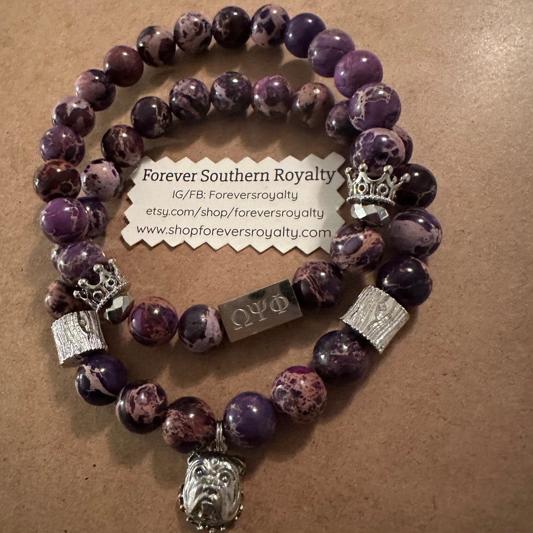 Omega Psi Phi Bracelets - Etsy