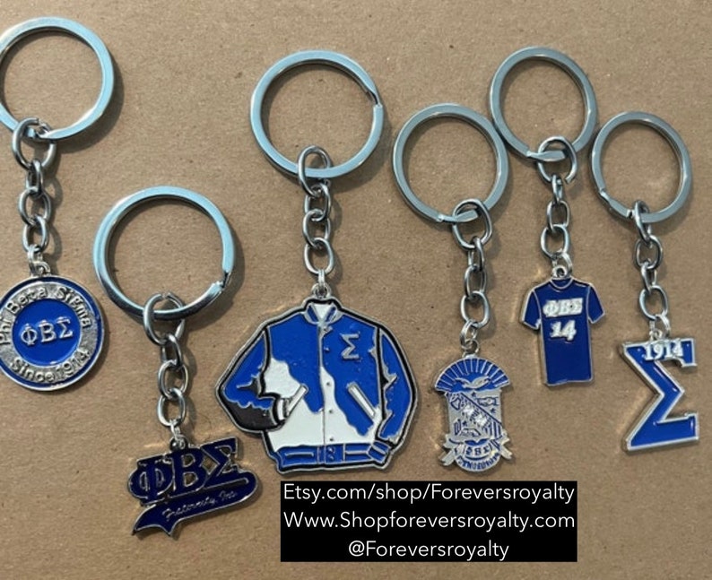 Phi Beta Sigma Keychain - Etsy