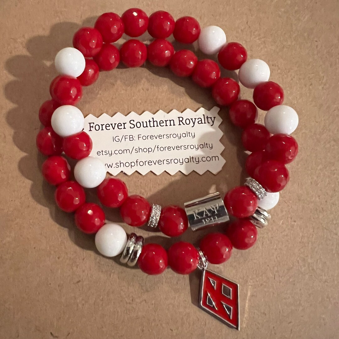 Red Kappa Alpha Psi Bracelets - Etsy
