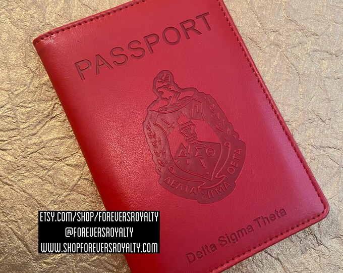 Delta Passport Cover Delta Sigma Theta Passport Holeder Soror Gifts DST ...