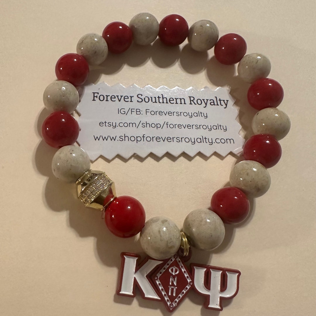 Red Kappa Alpha Psi Bracelet. - Etsy