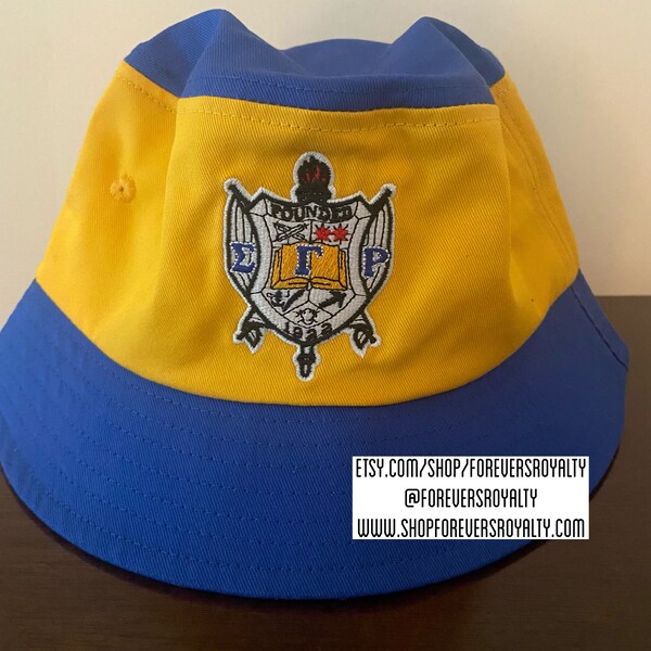 Sigma Gamma Rho Bucket Hat - Etsy