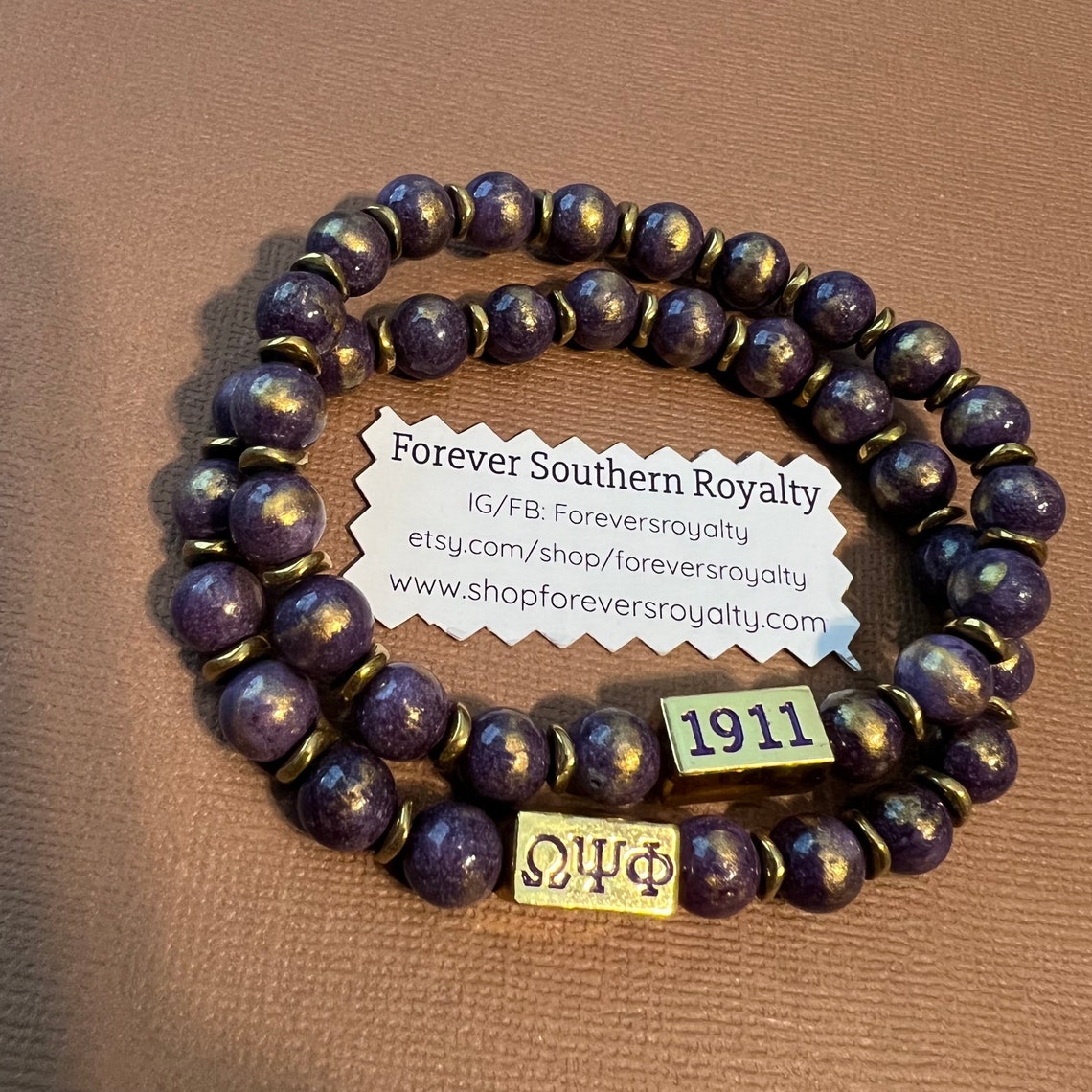 Purple and Gold Omega Psi Phi - Etsy
