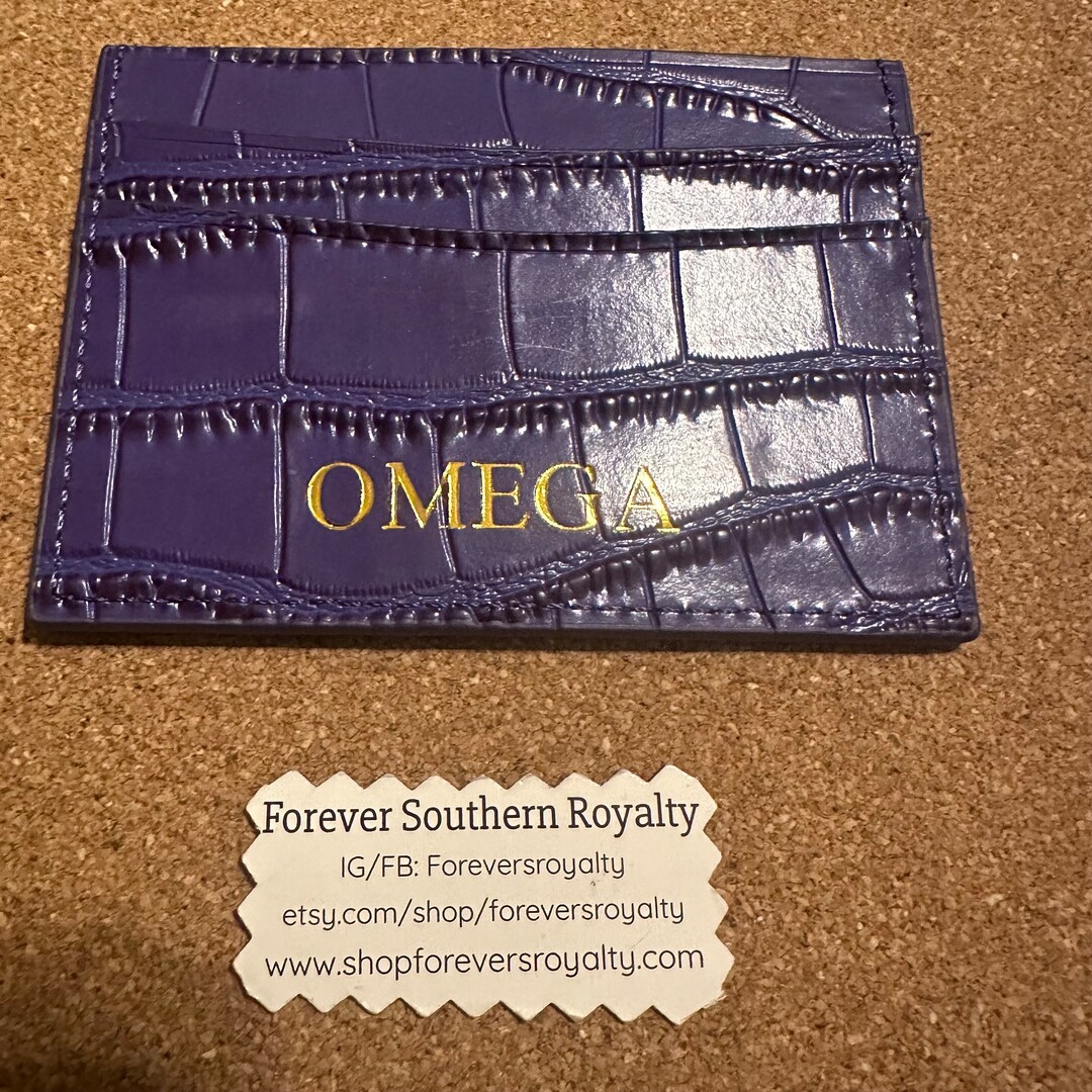 Leather Omega Wallet - Etsy