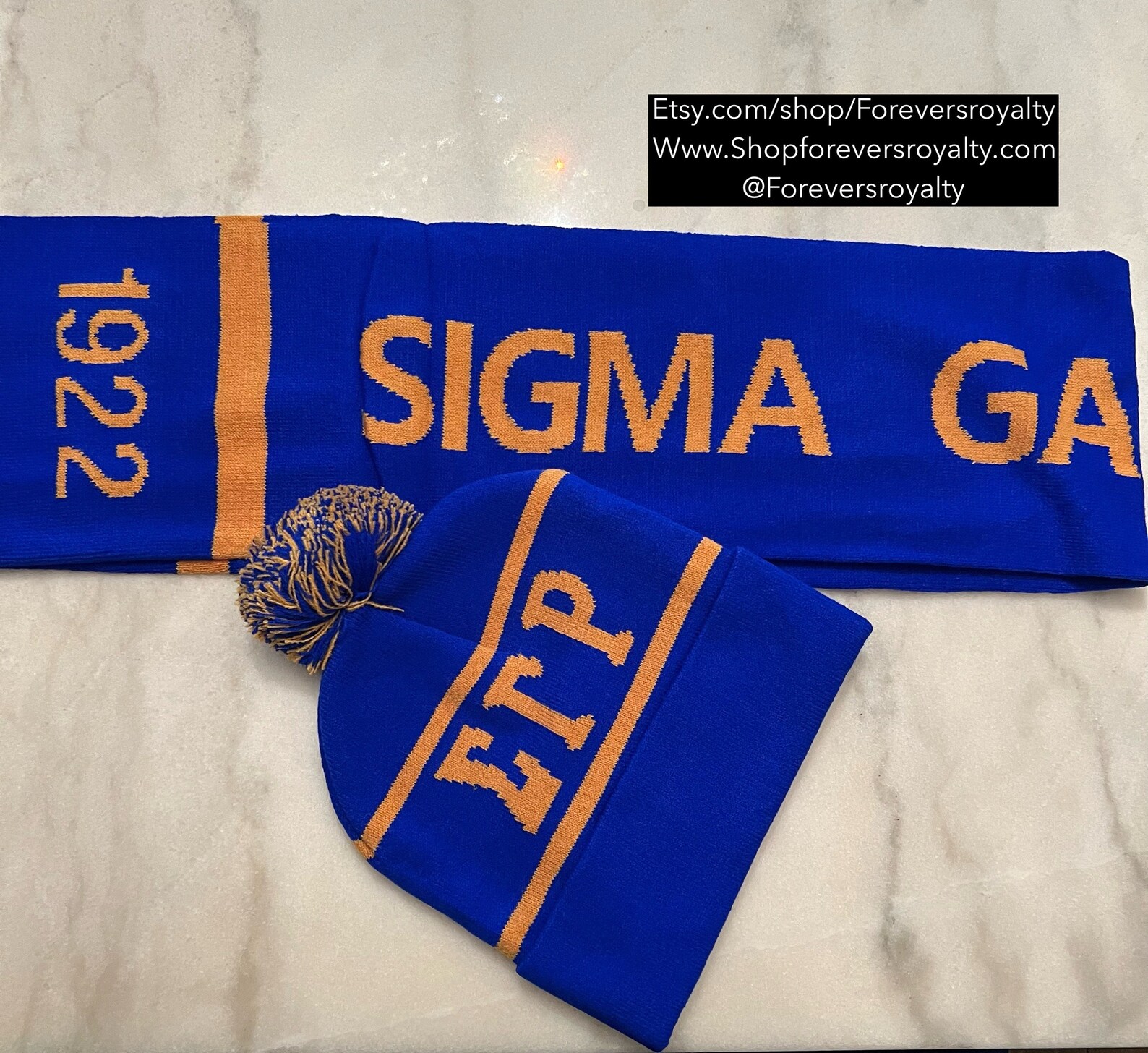 Sigma Gamma Rho Scarf and Hat Set - Etsy