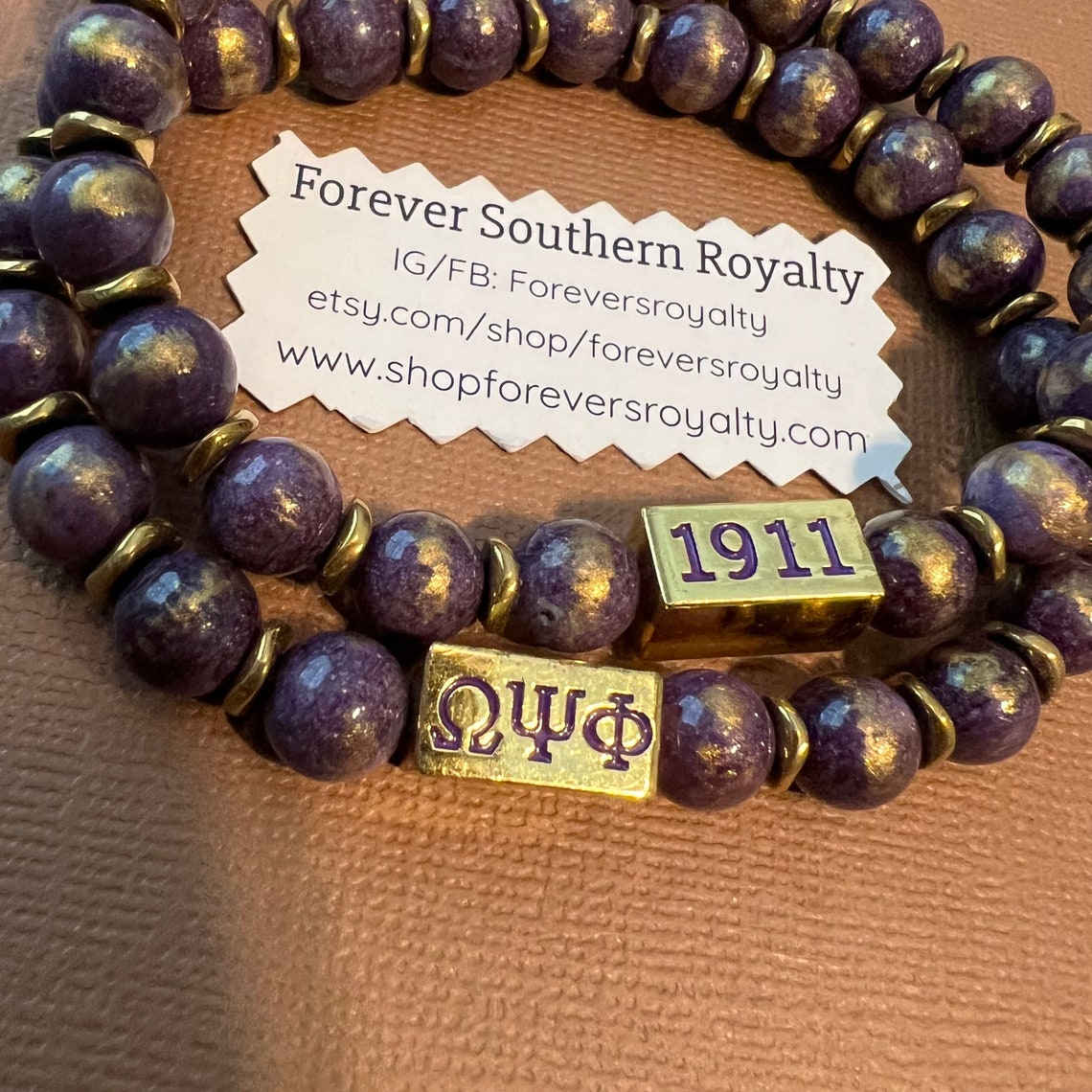 Purple and Gold Omega Psi Phi - Etsy