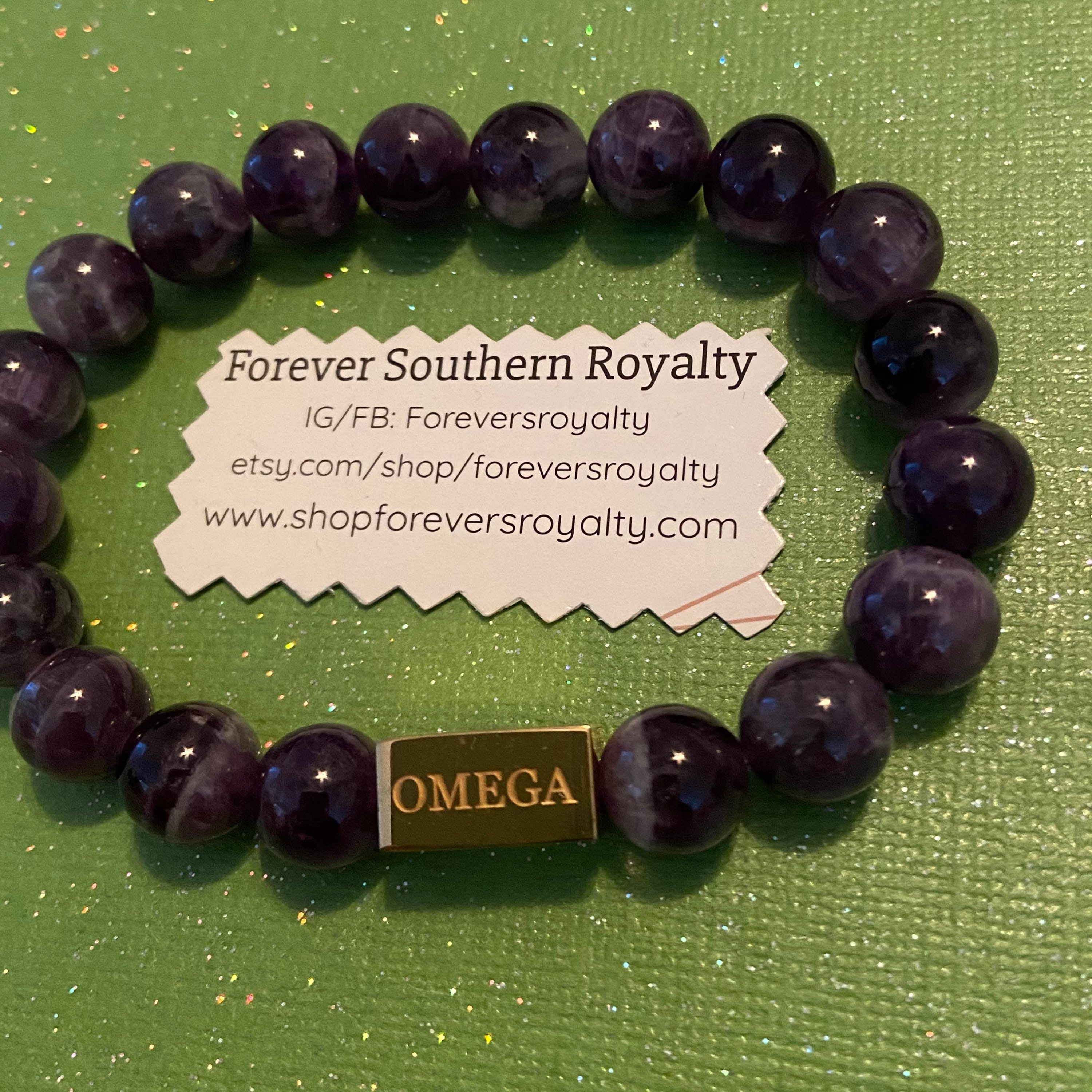 Purple Omega | Etsy