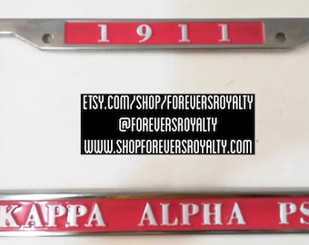 Omega Psi Phi Alpha Kappa Alpha License Plate Frame - Etsy