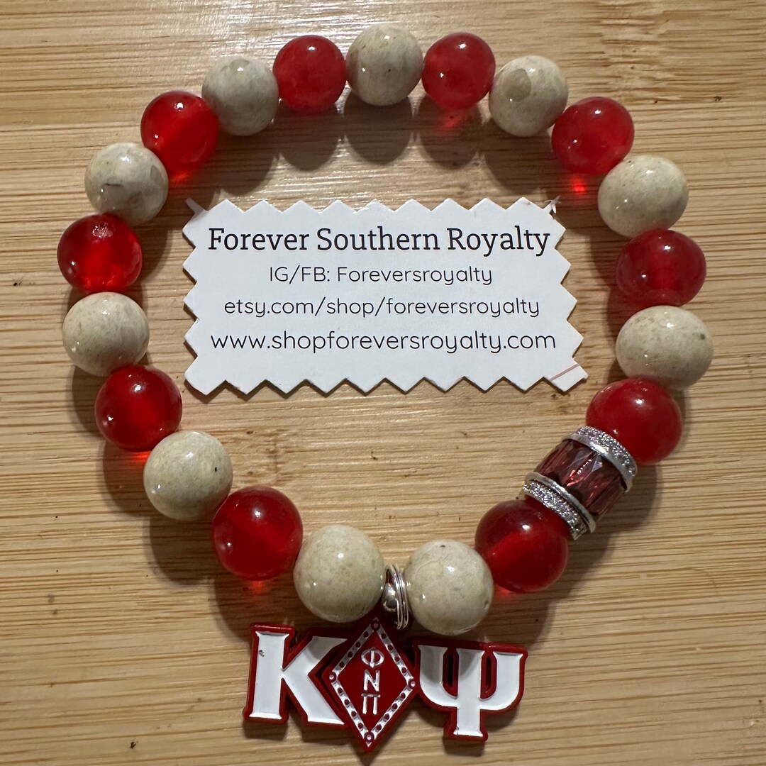 Red Kappa Alpha Psi Bracelet. - Etsy