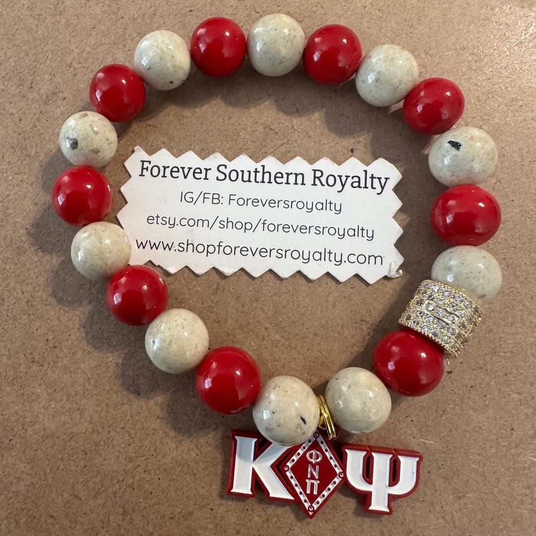 Red Kappa Alpha Psi Bracelet. - Etsy