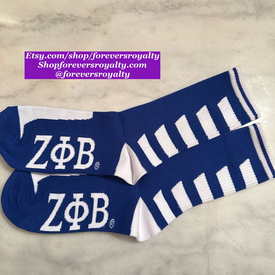 Zeta Phi Beta Socks - Etsy