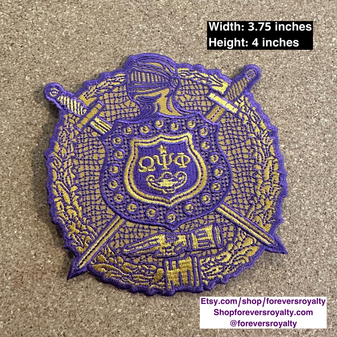Omega Psi Phi Patch - Etsy